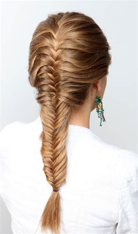 Техника плетения косы Рыбий хвост Прически Прическа рыбий хвост Коса рыбий хвост