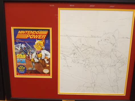 The Original Sketch For Nintendo Powers 47th Issue R90s