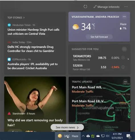 How To Remove Windows News And Interests Widget Registry Editor And Local Group Policy