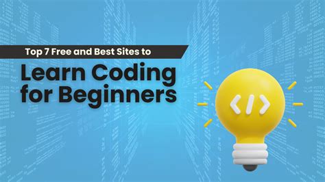 Top 7 Free And Best Sites To Learn Coding For Beginners