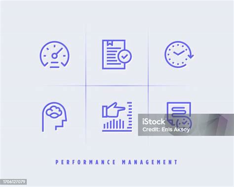 Performance Management Icons Stock Illustration Download Image Now
