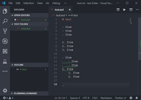 Tab Width Should Not Affect Text Alignment After The Bullet Points In