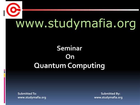 Quantum Computing Pptpptx