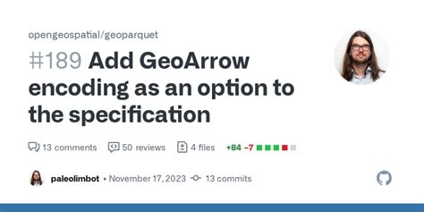 Kyle Barron On Linkedin Add Geoarrow Encoding As An Option To The