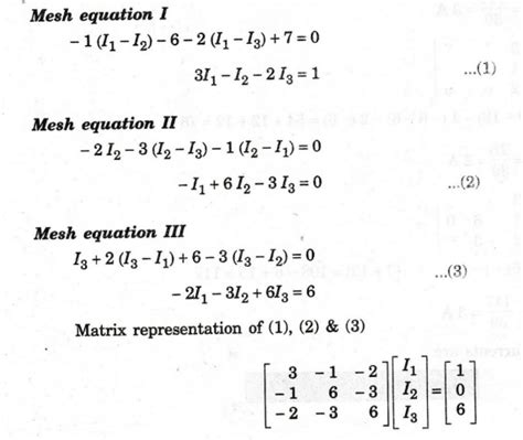 Mesh Current Method Statement Circuit Diagram Formula Solved Example Problems