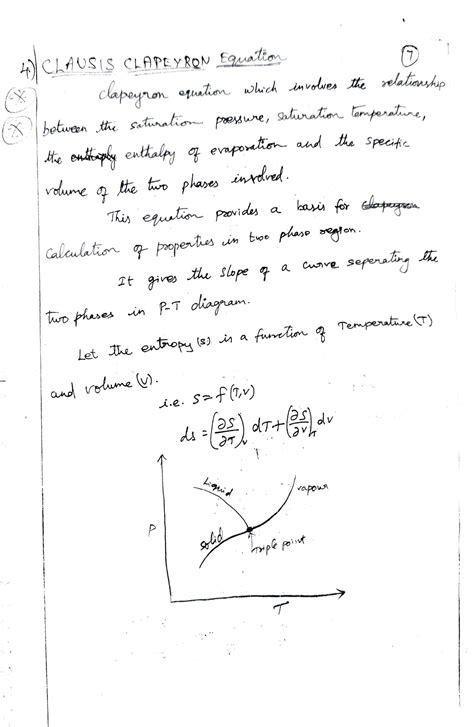 Solution Clausis Clapeyron Equation Studypool