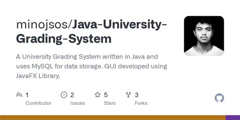 Github Minojsosjava University Grading System A University Grading