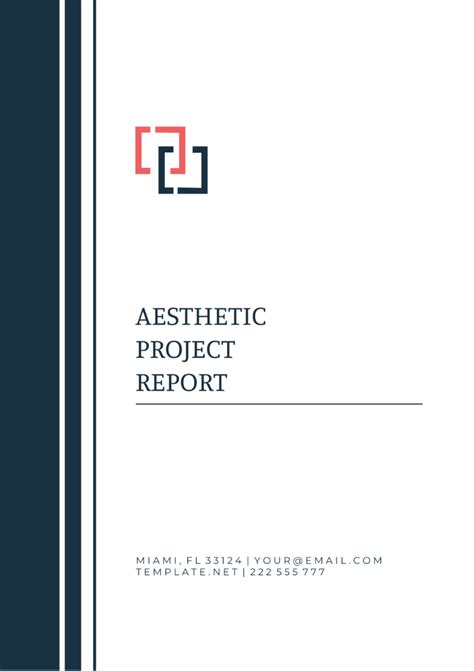 Free Architecture Project Report Template To Edit Online