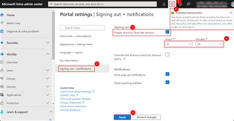 Configure Idle Session Timeout For Entra Portal Security
