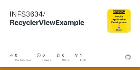 Github Infs Recyclerviewexample