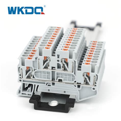 China Double Levels Terminal Block Suppliers Manufacturers Factory Direct Price Wkdq