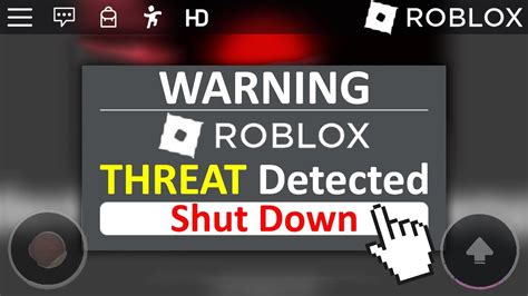Warning Roblox Threat Detected Youtube