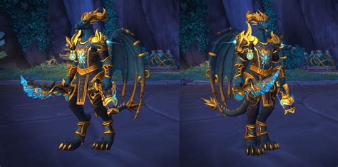 Black Dracthyr Transmog R Transmogrification
