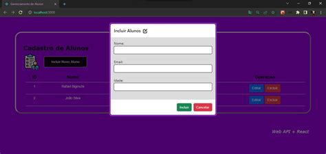 GitHub RafaelBig BSI React WebAPI ASP NETCore Projeto Web API ASP