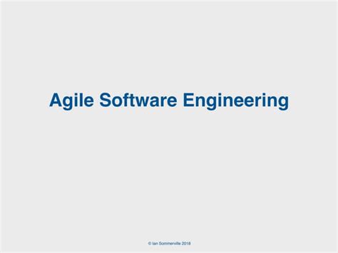 Engineering Software Products 2 Agile Software Engineering Pdf