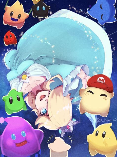 Rosalina Luma Polari Hungry Luma And Lubba Mario And 2 More Drawn