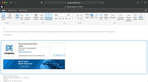 All Web Ui In Codetwo Email Signatures For Office 365