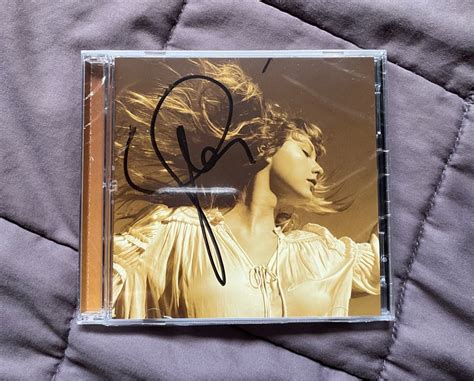 Signed Fearless Taylors Version By Taylor Swift Us Import Hobbies And Toys Music And Media