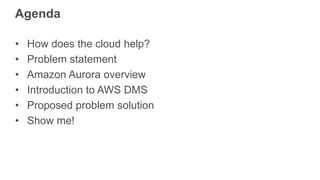 Consolidate MySQL Shards Into Amazon Aurora Using AWS Database