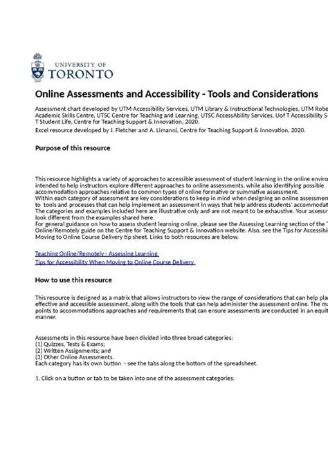 Excel Sample Sheet 41385 Online Assessments And Accessibility Excel Resource