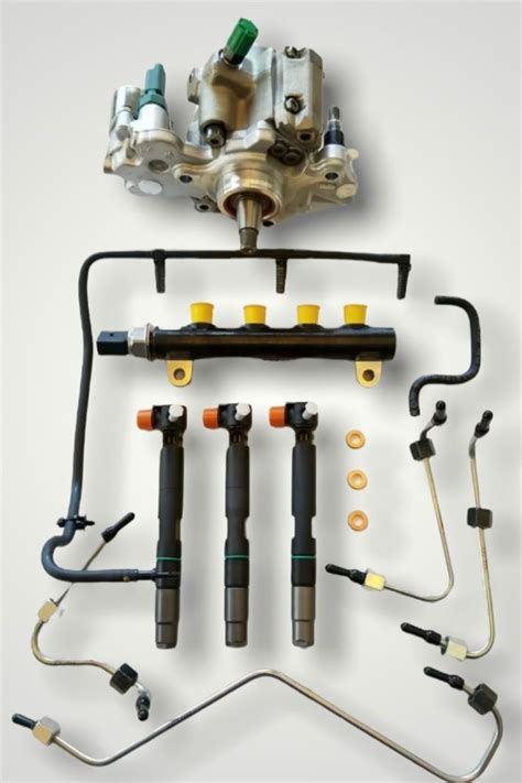 Fuel System Kit For D18 Bobcat Doosan Includes Pump Injectors Common Rail Fuel Lines