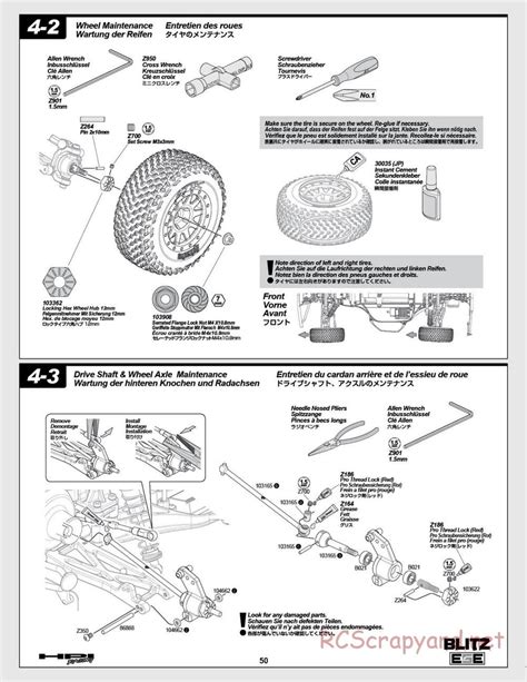 HPI Manual Blitz ESE 104558 104559 RCScrapyard Radio Controlled Model Archive