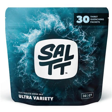Saltt Electrolytes Powder Packets Ultra Variety Pack 30