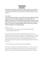 Case Study Docx Jessica Hutchings CASE STUDY Review The Case Scenario Below Then Proceed