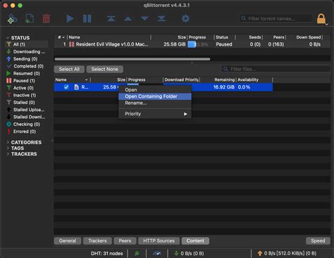 QBittorrent Crashes While Open File In Containing Folder Issue Qbittorrent