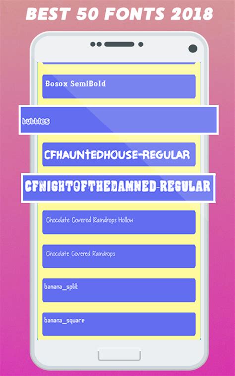 Android 용 Best Free Fonts For Android 2018 Apk 다운로드
