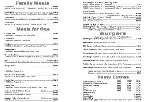 Updated Menu Sept 24 Devonport Charcoal Chicken Facebook