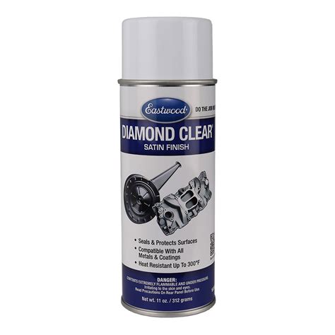 Eastwood Diamond Clear Satin Finish 312gm Protective Clear Coat Automo