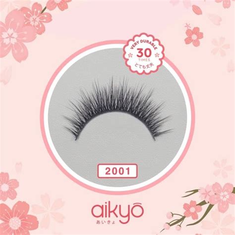 Mata Aikyo 2001 Natural 3d False Eyelashes 30x Use Shopee Philippines