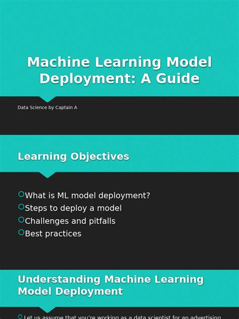 Machine Learning Model Deployment Pdf