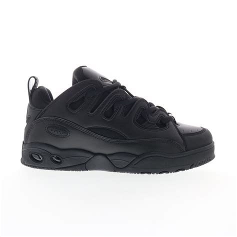 Osiris D3 E 1375 1236 Mens Black Synthetic Skate Inspired Sneakers Sho