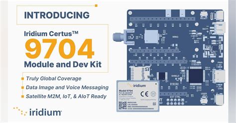 Iridium Rolls Out New Ai Module For Iot Satellite Applications Military Aerospace
