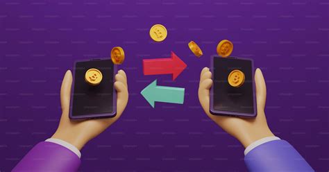 사업가들은 스마트 폰 P2p P2p 및 핀 테크에서 직접 금융 거래를 수행하고 있습니다 암호화폐 거래 비트코인 금융 기술