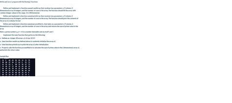 Solved Write And Run A C Program With The Flowing Cfunctions