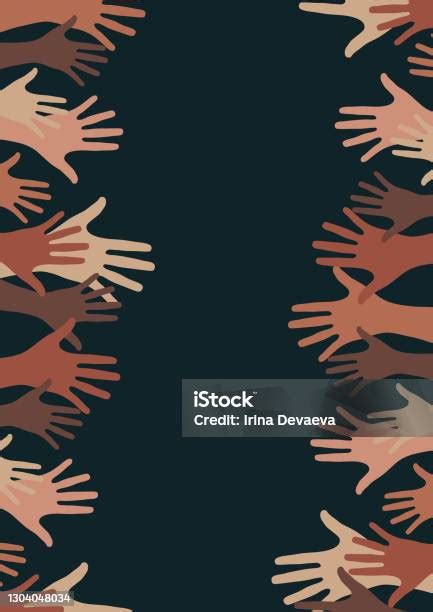 손을 들고 손바닥을 엽니다 자선 자원봉사 사랑 친절 평등 인종 및 사회적 문제의 개념 벡터 일러스트레이션 선거에 대한 스톡 벡터 아트 및 기타 이미지 Istock