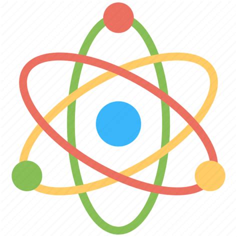 Atomic Symbol Neutrons Simple Icon Color Editor All Icon Nuclear Fashion Flats Symbols