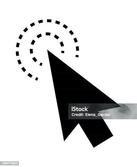 Click Cursor Set Computer Pointer Hand And Arrow Icon Press Pick Action Element Vector Web