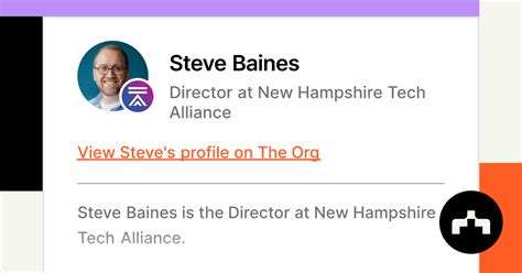 Steve Baines Director At New Hampshire Tech Alliance The Org