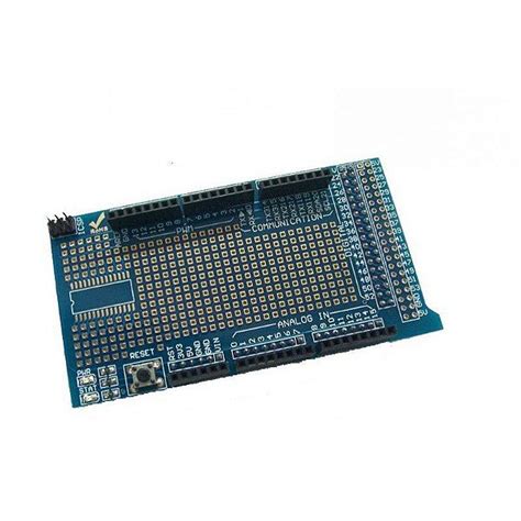 Proto Shield Com Mini Protoboard Para Arduino Mega Baú Da Eletrônica