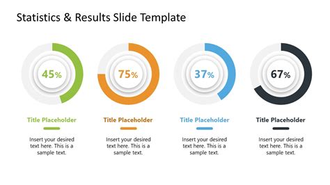 Statistics And Results Powerpoint Template