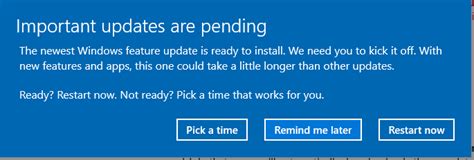Notification To Restart After Updates Are Installed Windows Spiceworks Community