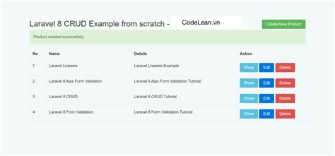 [laravel 04] tạo ứng dụng crud với laravel