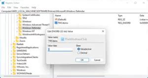 Quick Scan Not Working In Windows Defender