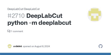 Deeplabcut Python M Deeplabcut · Issue 2710 · Deeplabcutdeeplabcut · Github