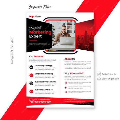 Premium Vector Corporate Flyer Design And Business Borchure Cover