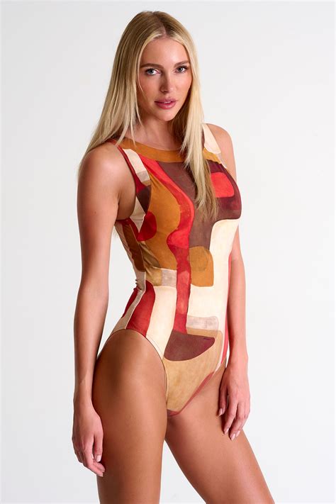 Shan High Neck One Piece Swimsuit Jadore Intimates Canada